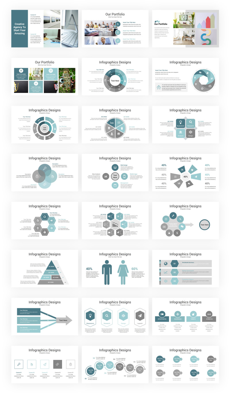 Premium Pack Powerpoint Template 89803 Templatemonster